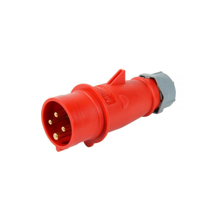 ENCHUFE 16AMP 3P+T 415V ROJO 6H IP44 | KONSTRUTECNIA.COM