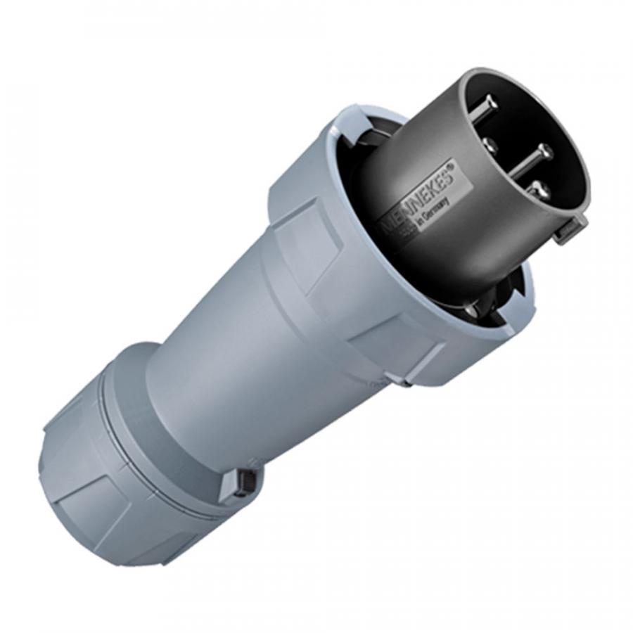 ENCHUFE 63AMP 3P+T 500V NEGRO 7H POWERTOP PLUS IP67 | KONSTRUTECNIA.COM